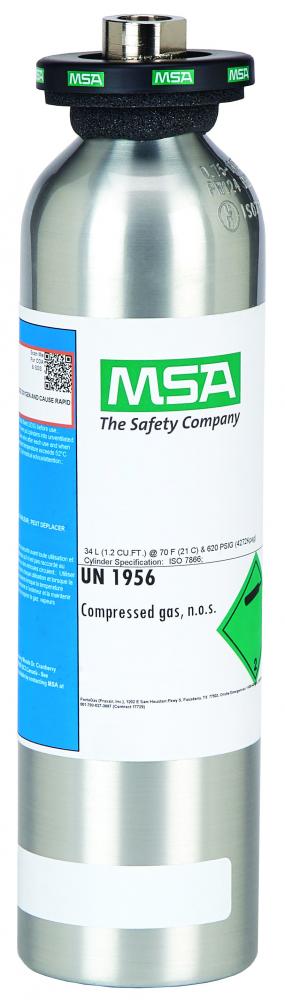 MSA CALIBRATION CYLINDER, GAS, 34L (NH3)-25 PPM – TransCanada Safety